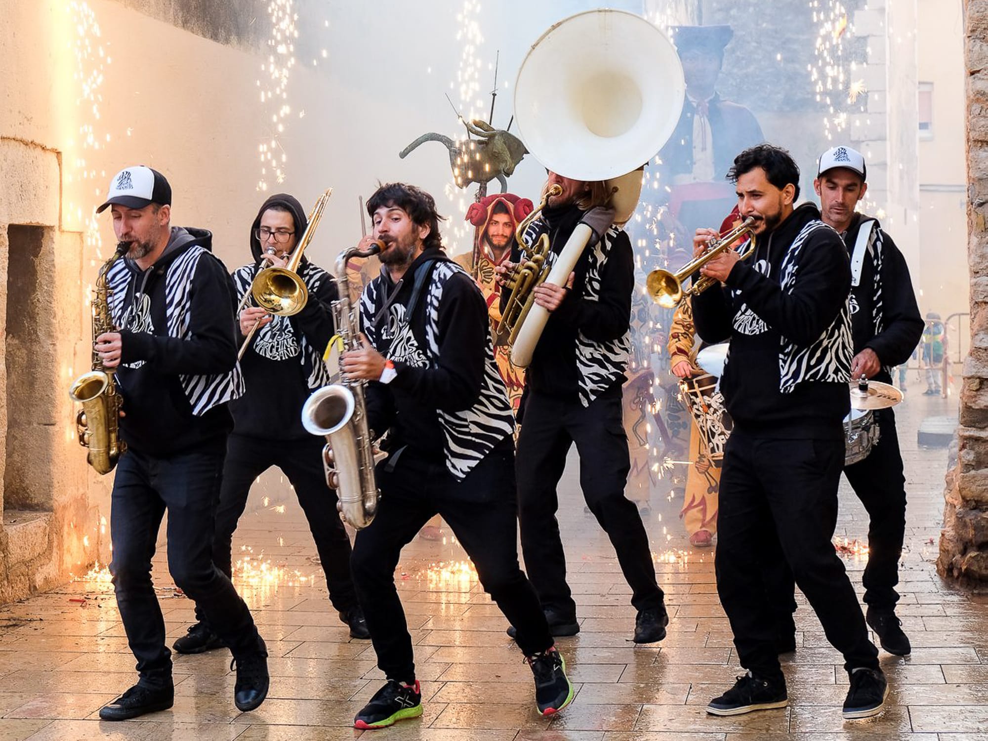 ZeBrass marching band - Monkey Energy Drinks